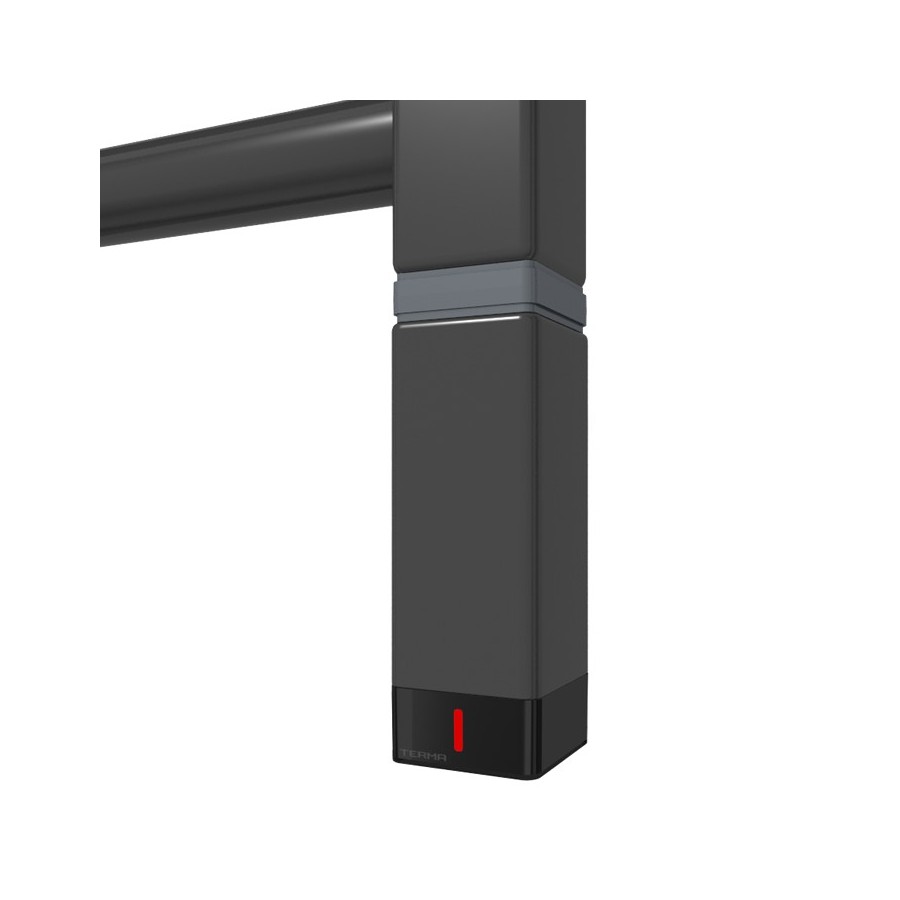 Terma ONE K30x30 grzałka elektryczna metallic black z kablem spiralnym ...