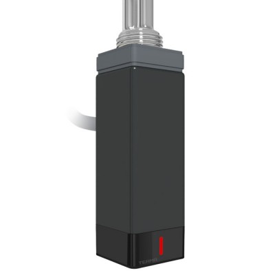 Terma ONE K30x30 grzałka elektryczna czarny mat z kablem spiralnym z ...