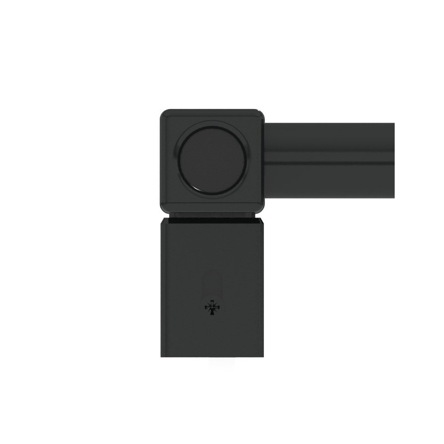 Terma ONE K30x30 grzałka elektryczna czarny mat z kablem spiralnym z ...