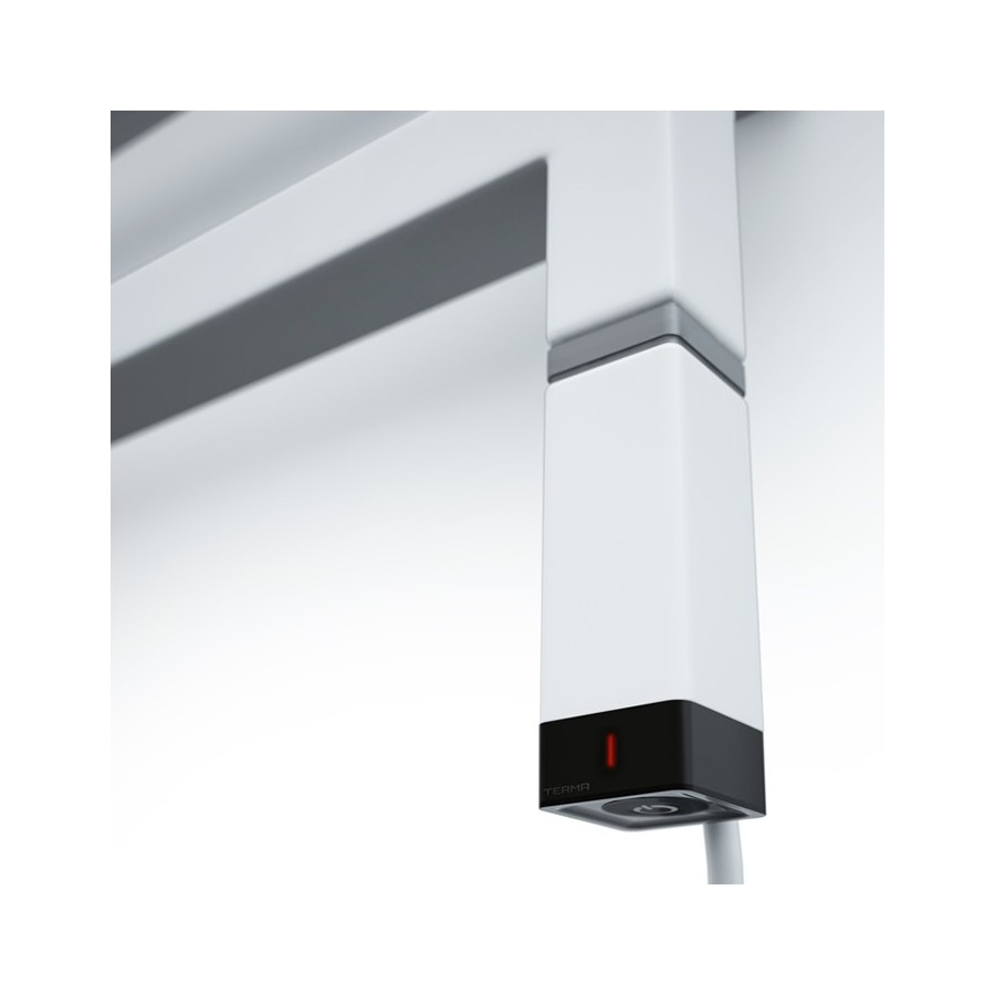 Terma ONE K30x30 grzałka elektryczna biała z kablem spiralnym z wtyczką ...