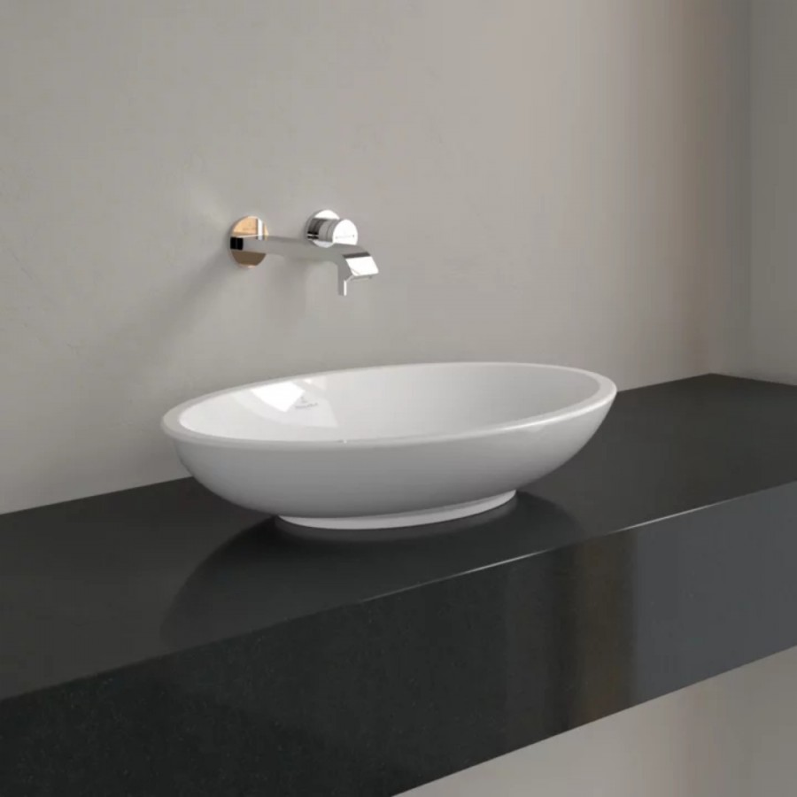 Villeroy&Boch Loop & Friends umywalka 58,5x38 cm nablatowa owalna biała ...