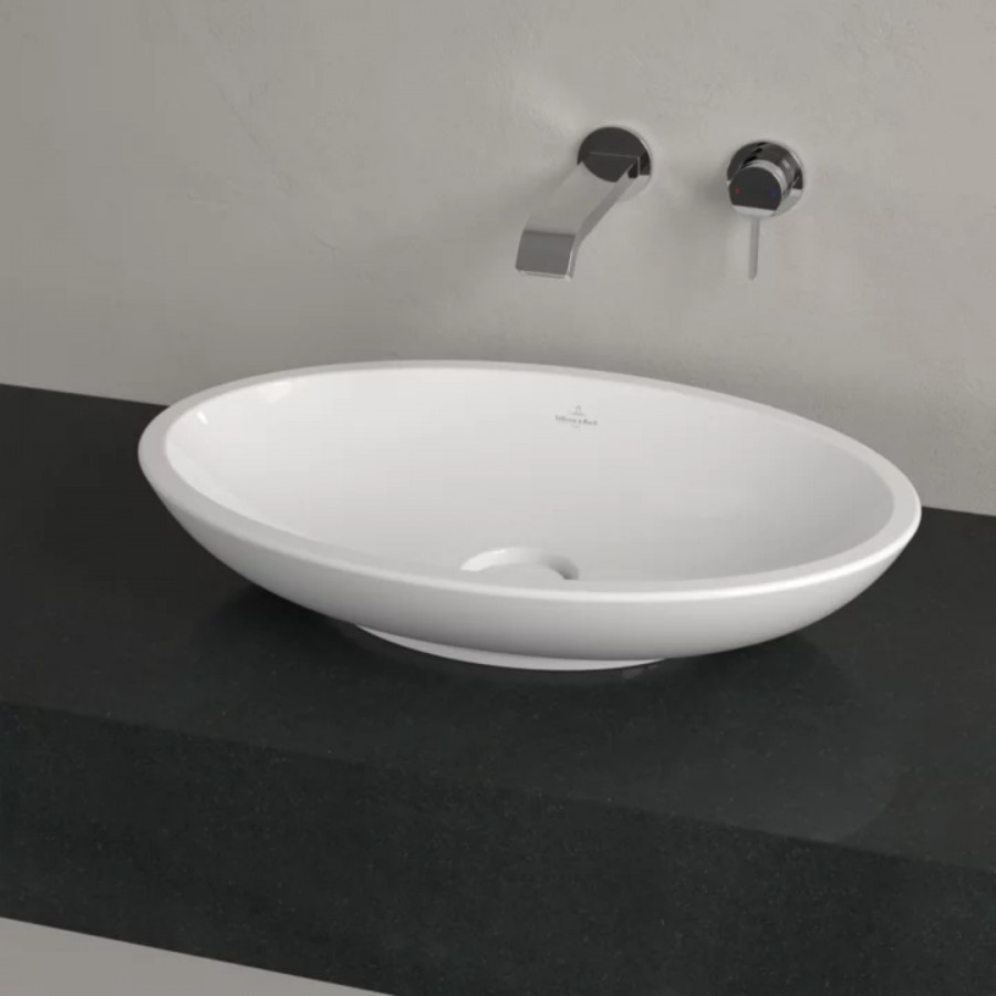 Villeroy&Boch Loop & Friends umywalka 63x43 cm nablatowa owalna biała ...