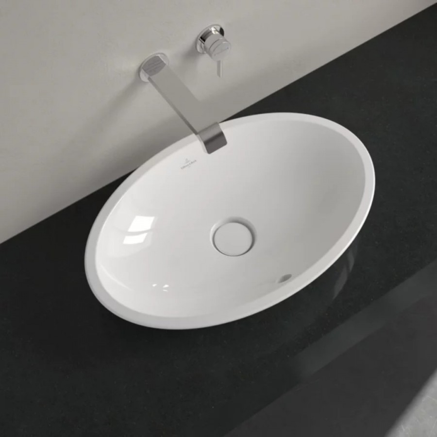 Villeroy&Boch Loop & Friends umywalka 63x43 cm nablatowa owalna biała ...