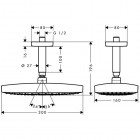 Hansgrohe Raindance Select E deszczownica prostokątna 30x16 cm z ...