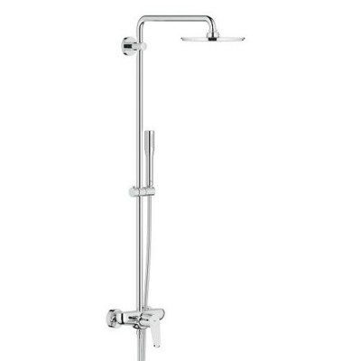 Grohe Euphoria System 310 system prysznicowy z termostatem hard graphite 26075A00 - Twojabateria.pl